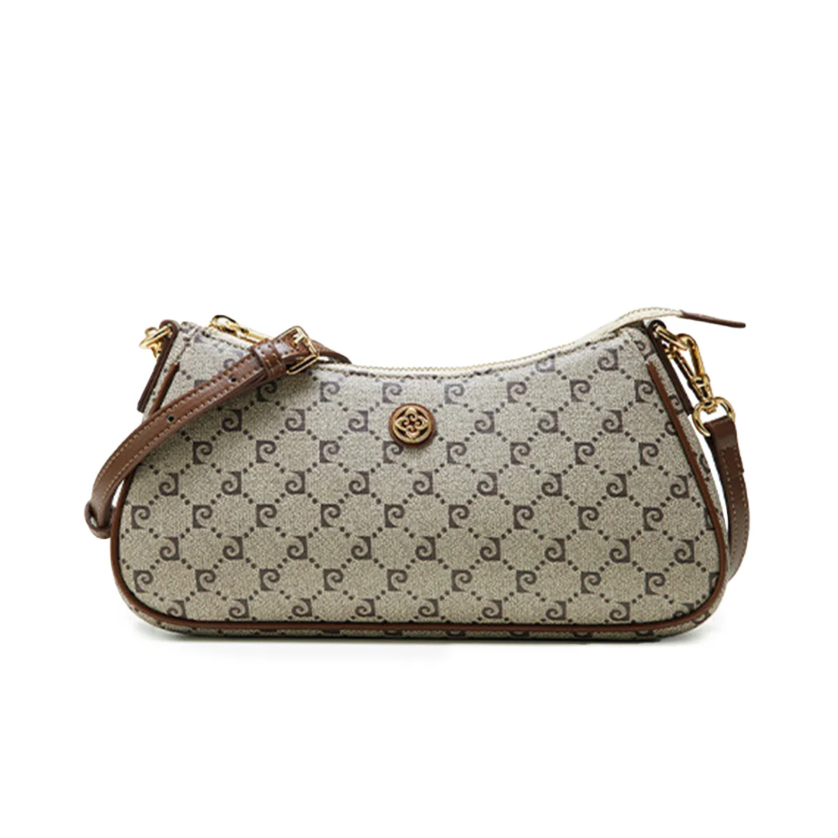 피에르가르뎅 숄더백 카키 여성 - POIZON