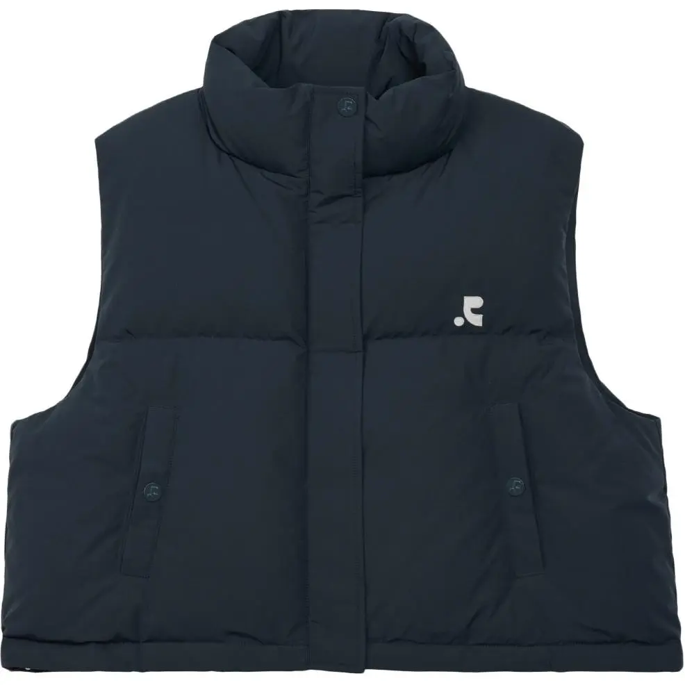 레스트앤레크레이션 Short Down Vest - Dark Navy - POIZON