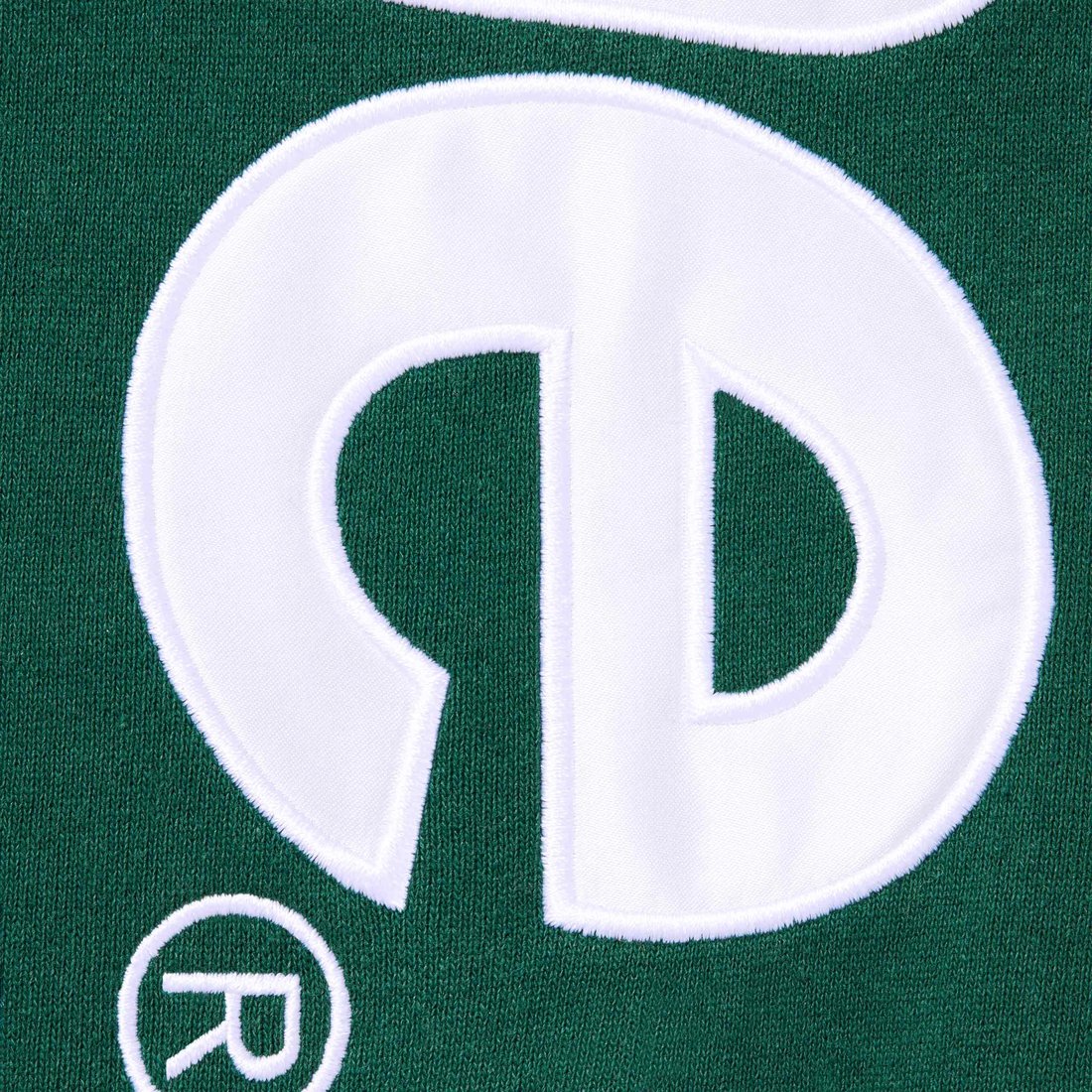 Supreme FW24 Satin Appliqué Hooded Sweatshirt — купить одежду известных ...